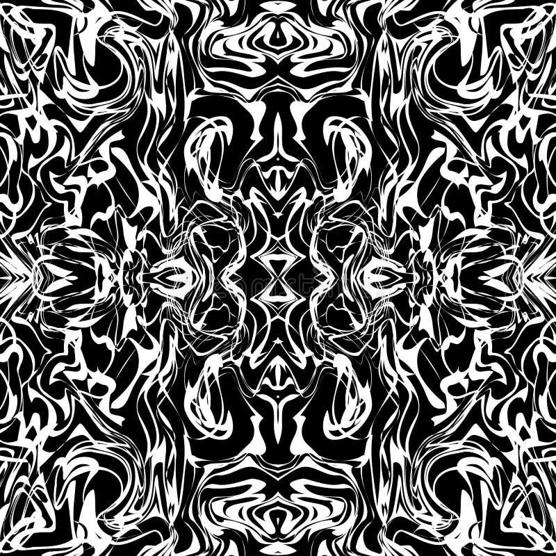 Art Abstract Irregular Web Marble Print Template in Black and White ...