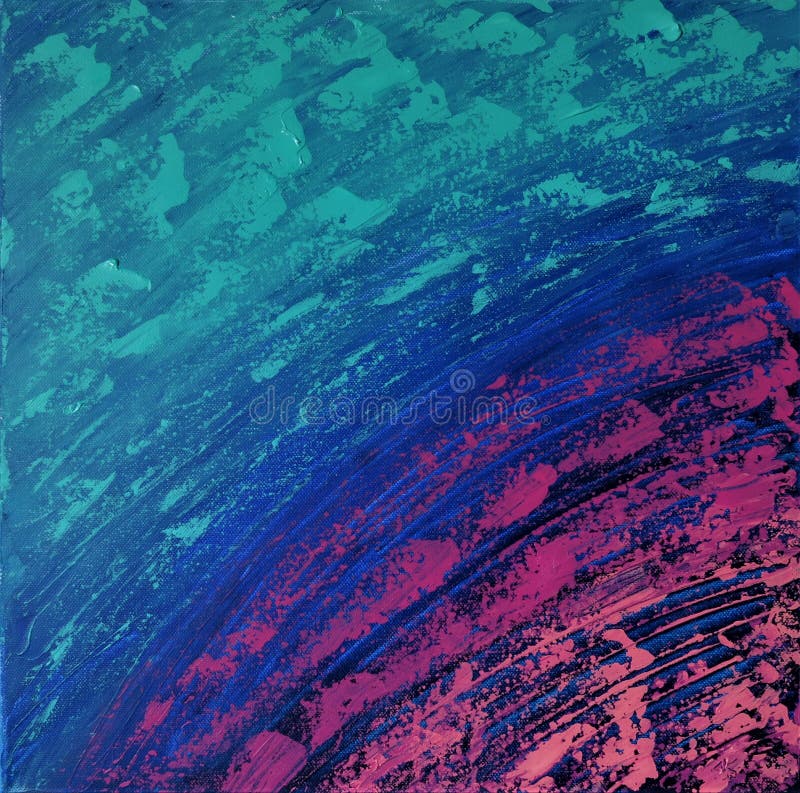 Art Abstract Paint with Acrylic Colors Stock Illustration ...