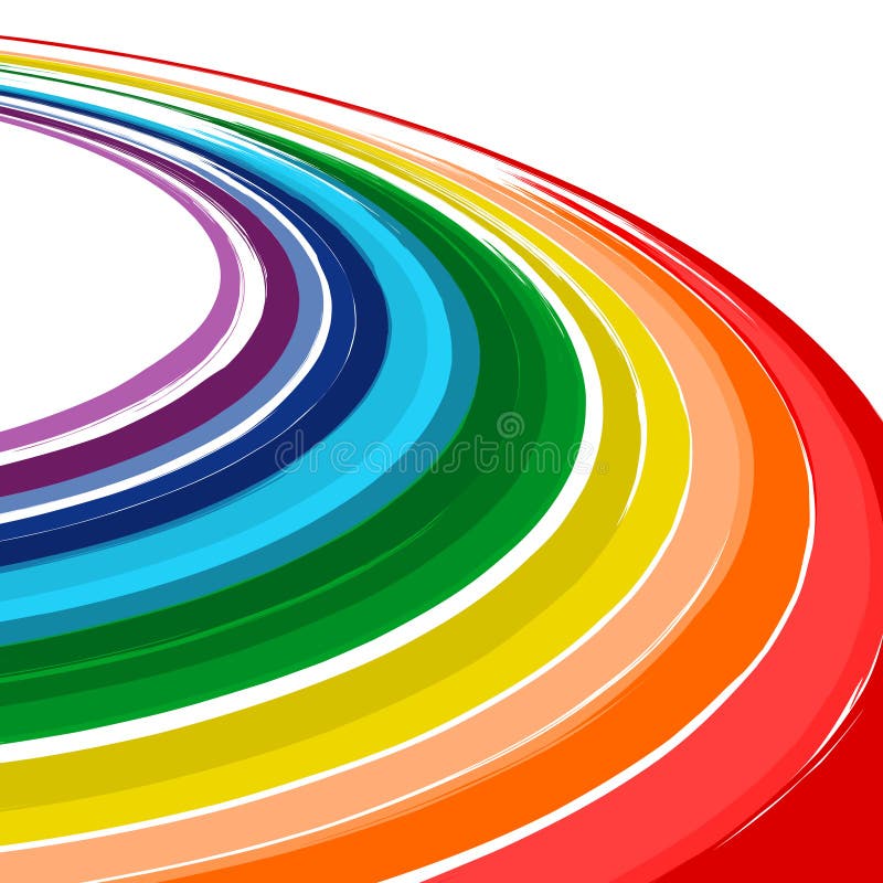 Curved Rainbow Line Stock Illustrations – 2,130 Curved Rainbow Line ...