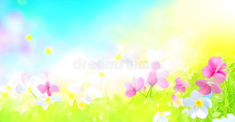 Art Abstract Spring Background or Summer Background Stock Illustration ...