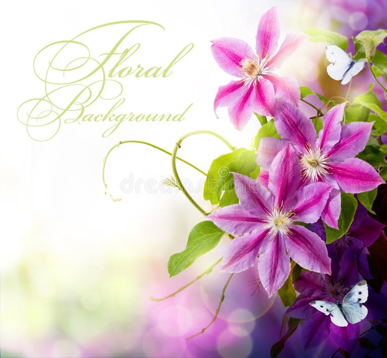 Art Abstract Spring Floral Background for Design Stock Photo - Image of ...