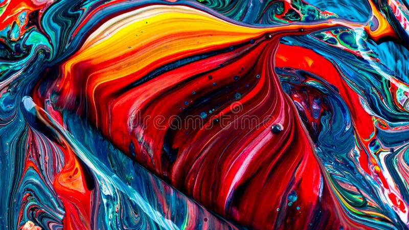 Art of Acrylic Color Painting Stock Photo - Image of background, paint ...