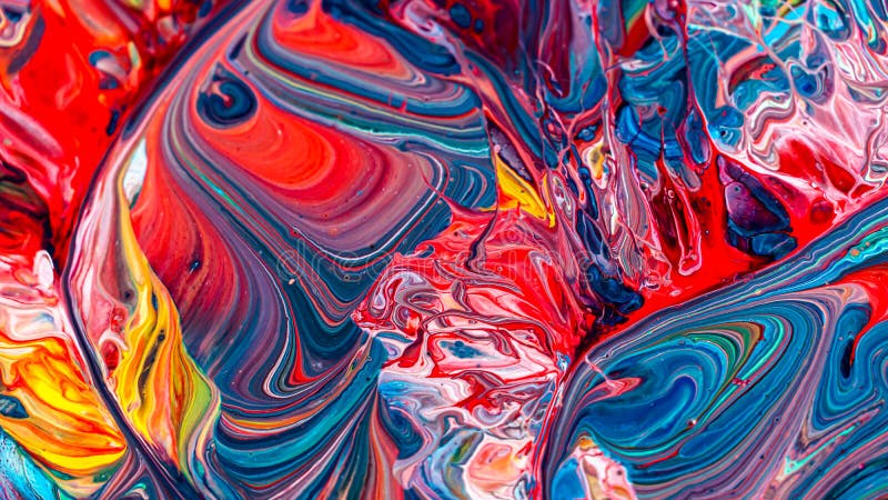 Art of Acrylic Color Painting Stock Photo - Image of abstract, artwork ...