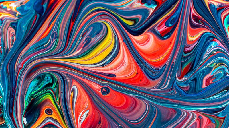 Art of Acrylic Color Painting Stock Photo - Image of acrylic, modern ...