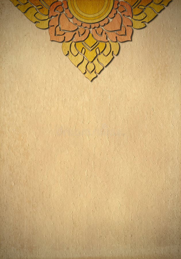 Thai Tradition Old Paper Text Background Stock Illustrations – 12 Thai ...