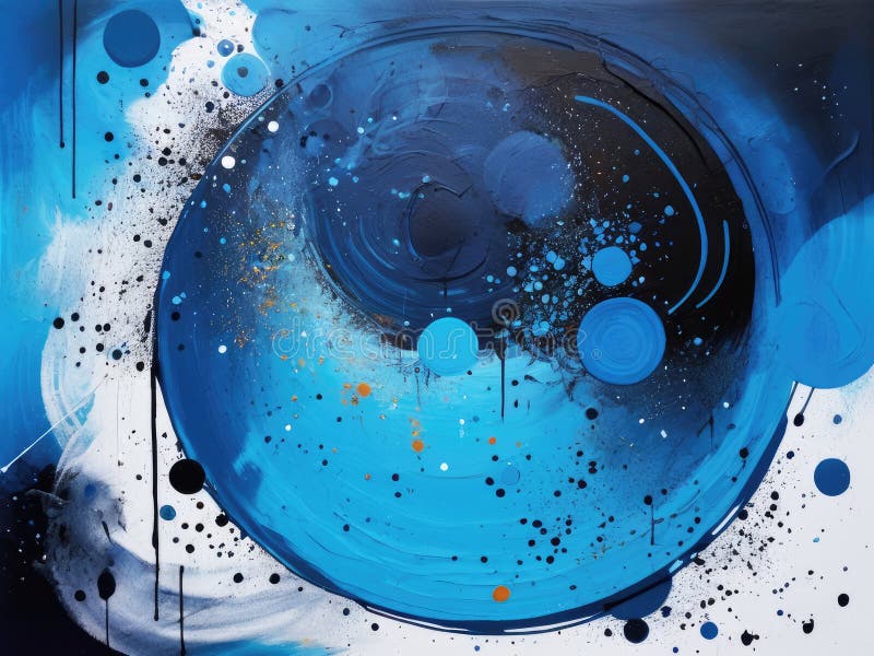Art Background. Blue Abstract Texture Stock Image - Image of blue ...