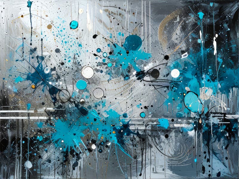 Art Background. Blue Abstract Texture Stock Image - Image of brush ...