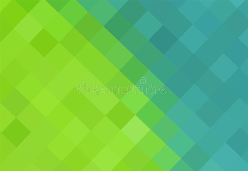 Art Background of Blue and Green Squares Connected Diagonally ...