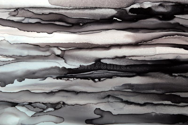 Art Background of Ink Smudges in Black and Gray Color Stock Photo ...