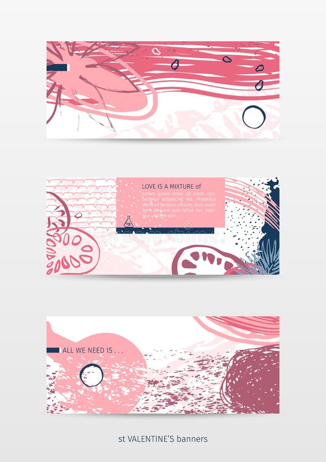 Art banners set stock vector. Illustration of abstract - 84873853