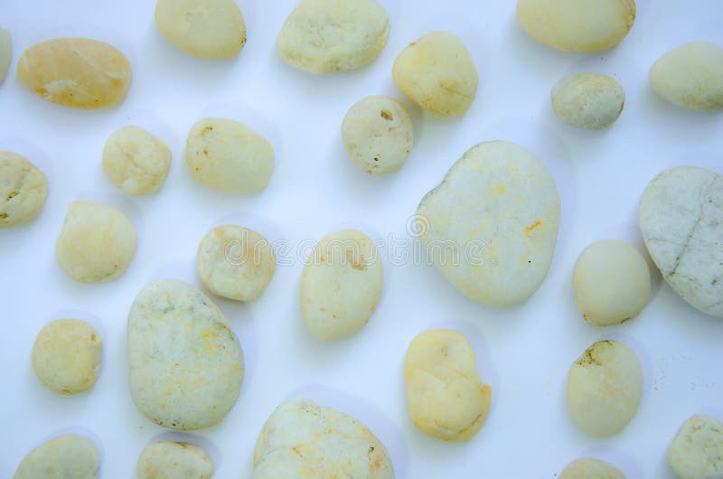 Beautiful Pattern of Small White Flat Rocks Stock Image - Image of ...