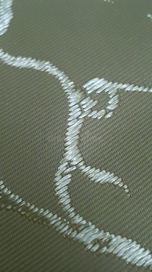 Art of Big Stitches on Thick Cloth To Make Creative Design Stock Photo ...