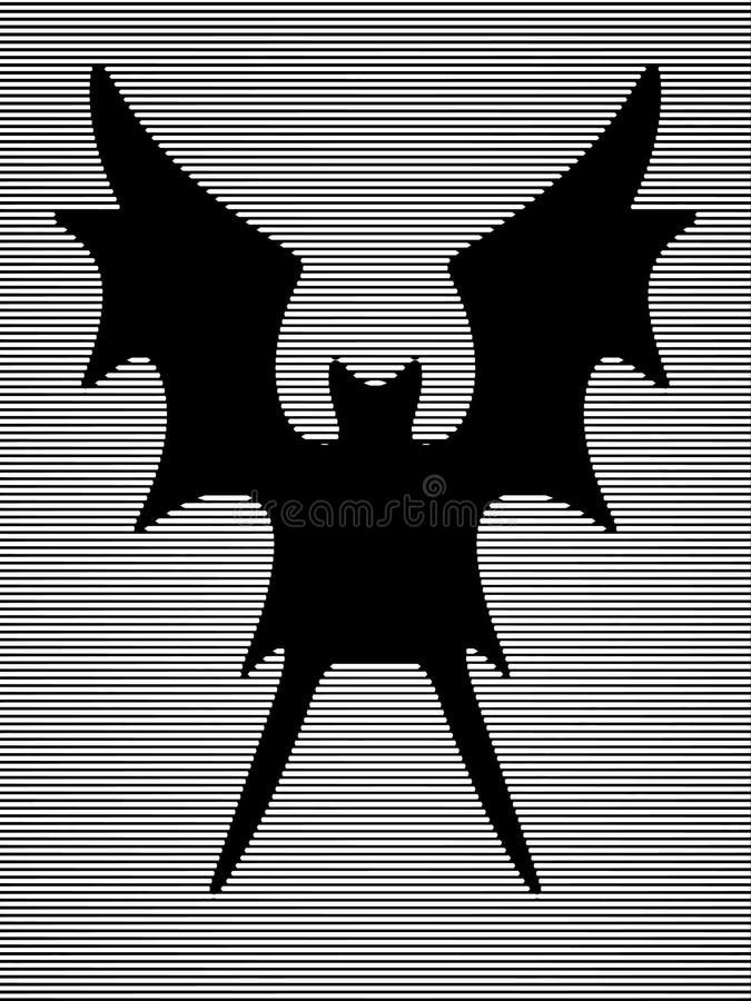 Black and White of Bat Cartoon Stock Illustration - Illustration of ...