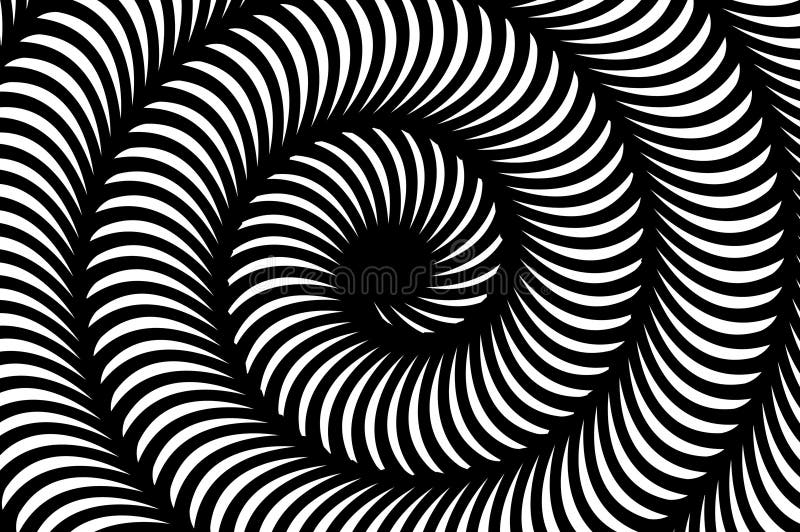 Art Black and White Spiral Abstract Pattern Background Stock ...