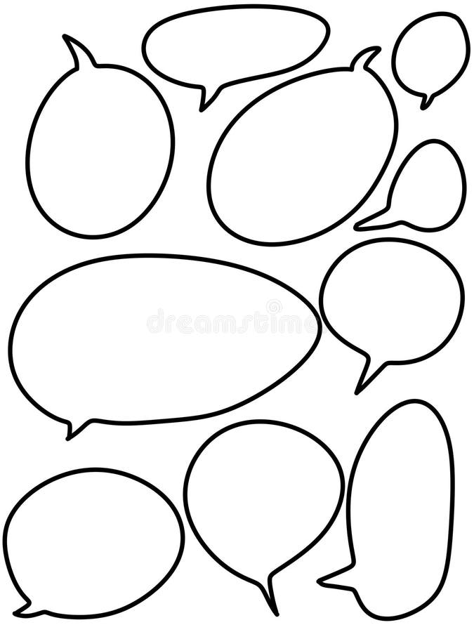 Textbox Cartoon on White Background Stock Illustration - Illustration ...