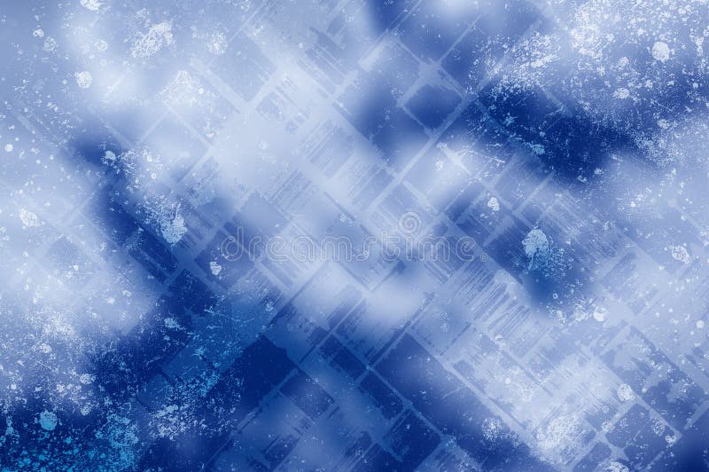 Art Blue Color Abstract Pattern Background Stock Illustration ...