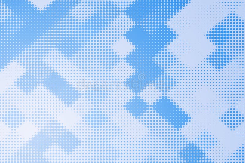 Blue Color Dotted Pattern Background Stock Illustration - Illustration ...