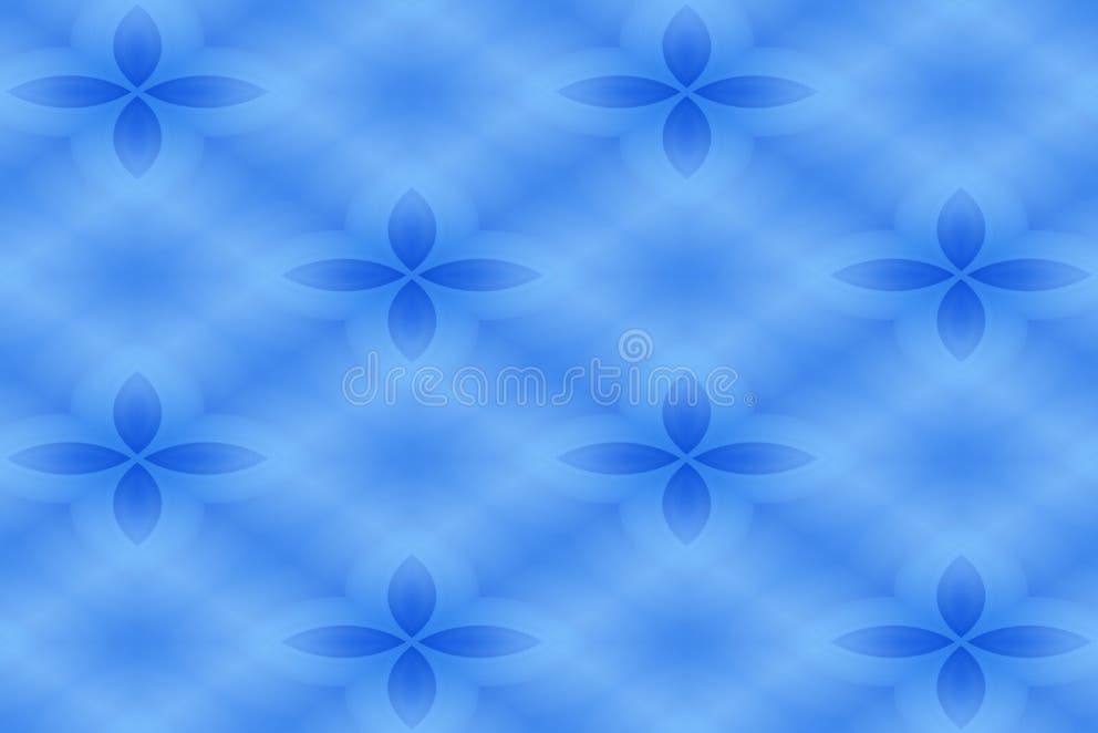 Art Blue Color Seamless Abstract Pattern Background Stock Illustration ...