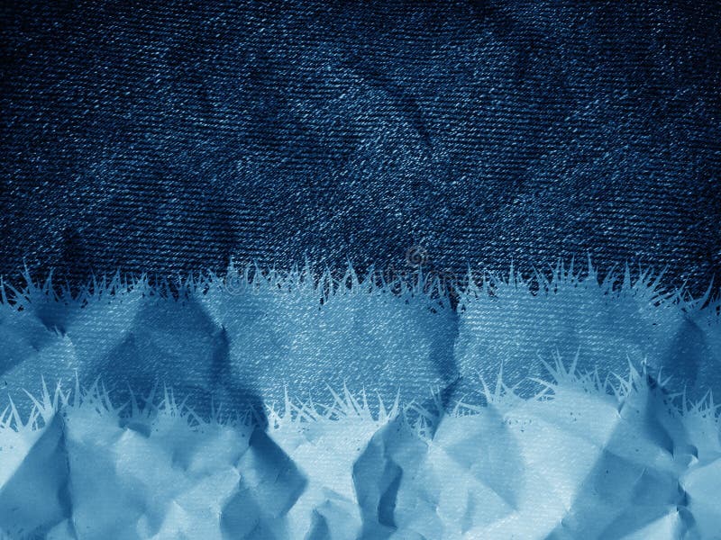 Art Blue Crumpled Paper Texture Stock Illustration - Illustration of ...