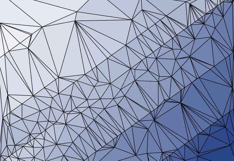 Art Blue Polygon Pattern Background Stock Illustration - Illustration ...