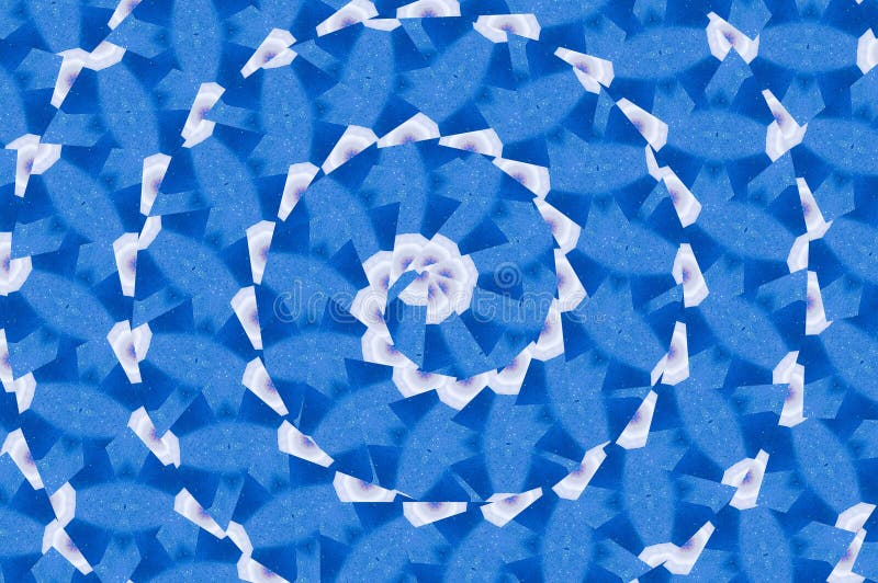 Art Blue Swirl Pattern Background Stock Illustration - Illustration of ...