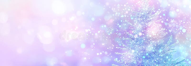 An Art Border Design in the Form of a Snowy Winter Tree. this is a ...