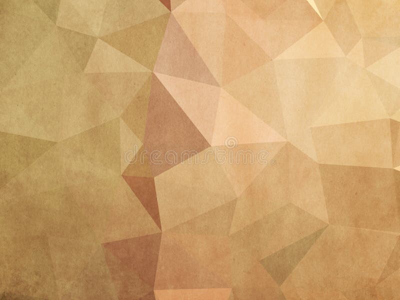 Art Brown Color Polygon Abstract Pattern Background Stock Illustration ...