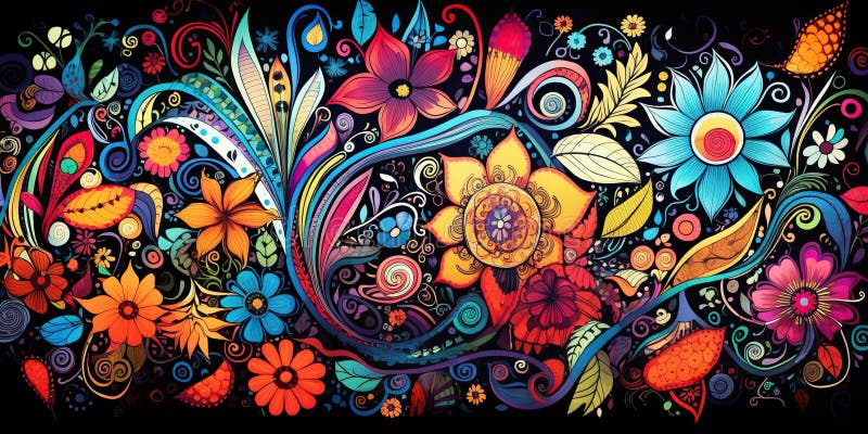 Art Brushes Bloom into a Whimsical Doodle World, Showcasing Creativity ...
