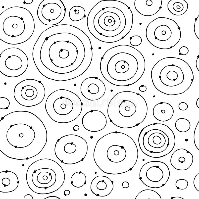 Art Circles, Seamless Pattern for Your Design Stock Vector ...