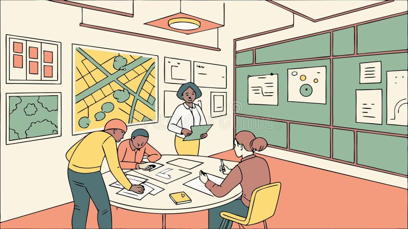 Art Class Scene, Creative Workshop and Painting Lesson with Students ...