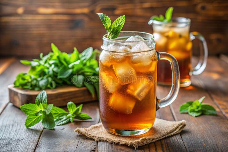 The Art of Cold Brew Tea stock illustration. Illustration of meal ...