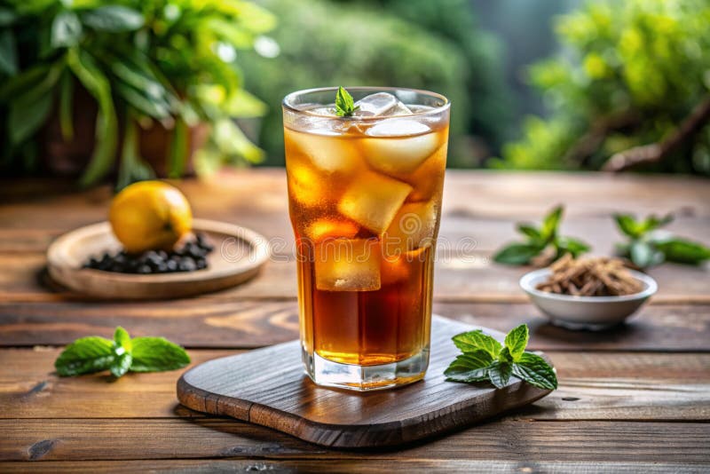 The Art of Cold Brew Tea stock illustration. Illustration of dessert ...