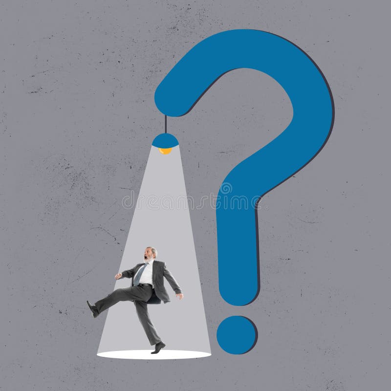 Art Collage. Hope in Crisis, Solution in Problem or Difficulty, Idea ...