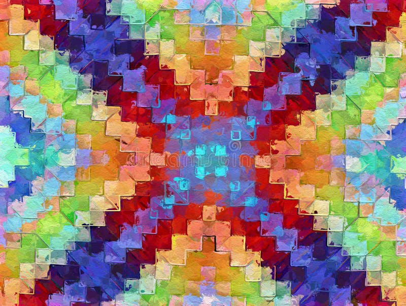 Color Abstract Pattern Background Stock Illustration - Illustration of ...