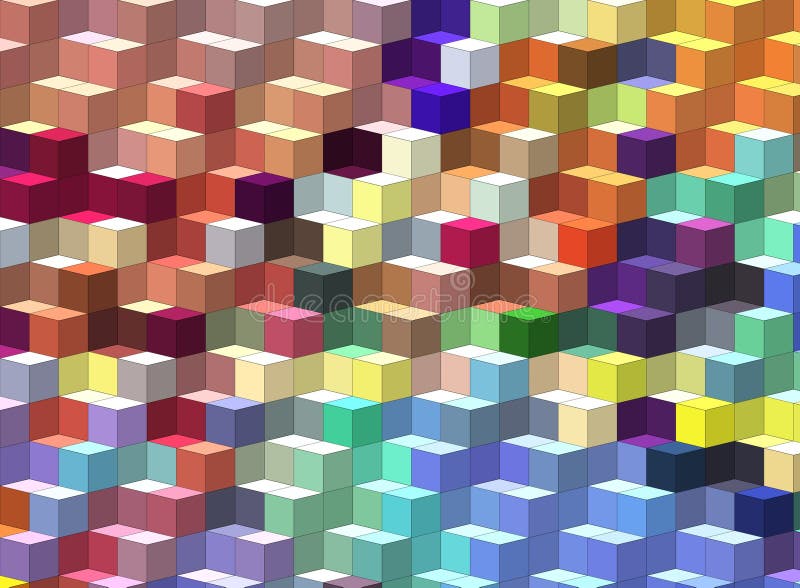 Color Abstract Pattern Background Stock Illustration - Illustration of ...