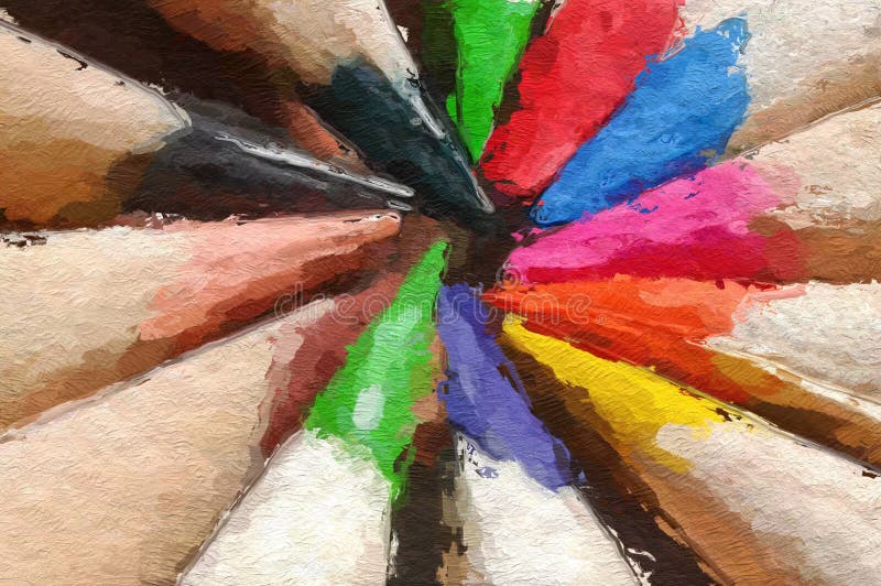 Color Abstract Pattern Illustration Background Stock Illustration ...