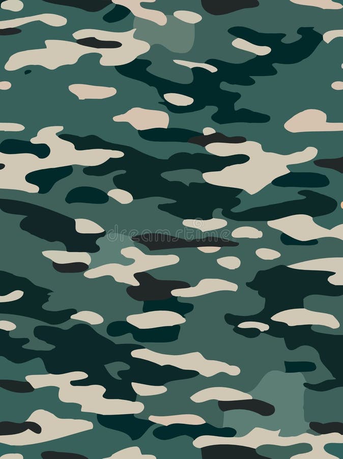 Color of Camouflage Pattern. Illustration Stock Illustration ...