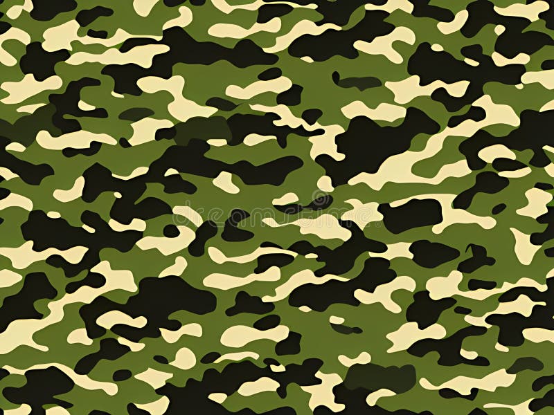 Color of Camouflage Pattern, Abstract Background Stock Illustration ...