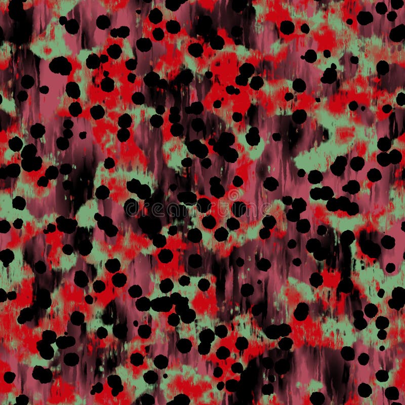 Art Color Dots Generated Seamless Texture Stock Illustration ...