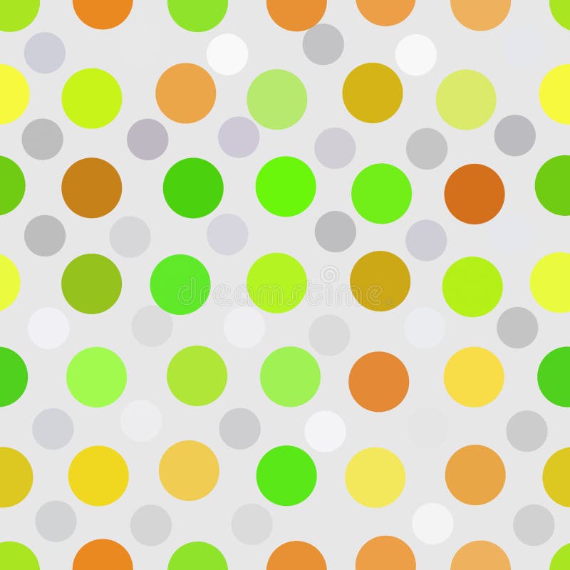 Art Color Dots Generated Seamless Texture Stock Illustration ...