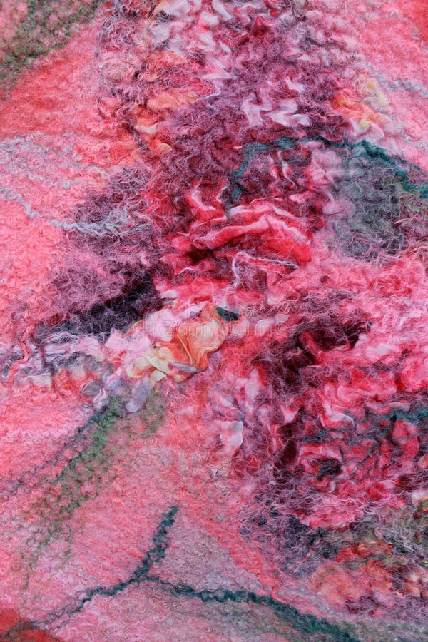 Art Color Felt Background Texture, Wool Handmade Textile Stock Image ...