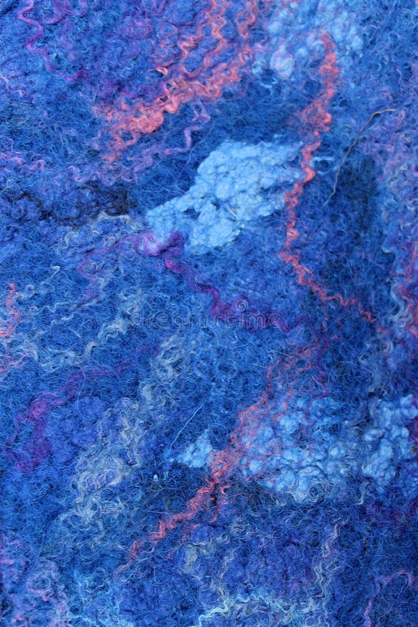 Art Color Felt Background Texture, Wool Handmade Textile Stock Photo ...