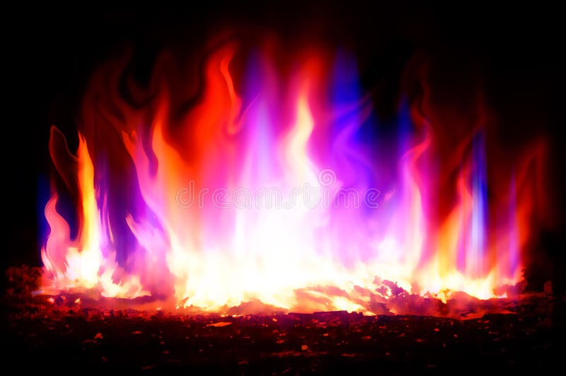 Art Color Fire Illustration Stock Illustration - Illustration of hell ...
