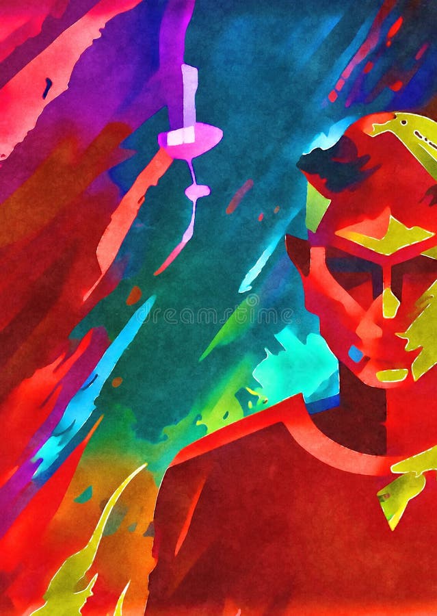 Color of Man Shape Background Stock Illustration - Illustration of ...