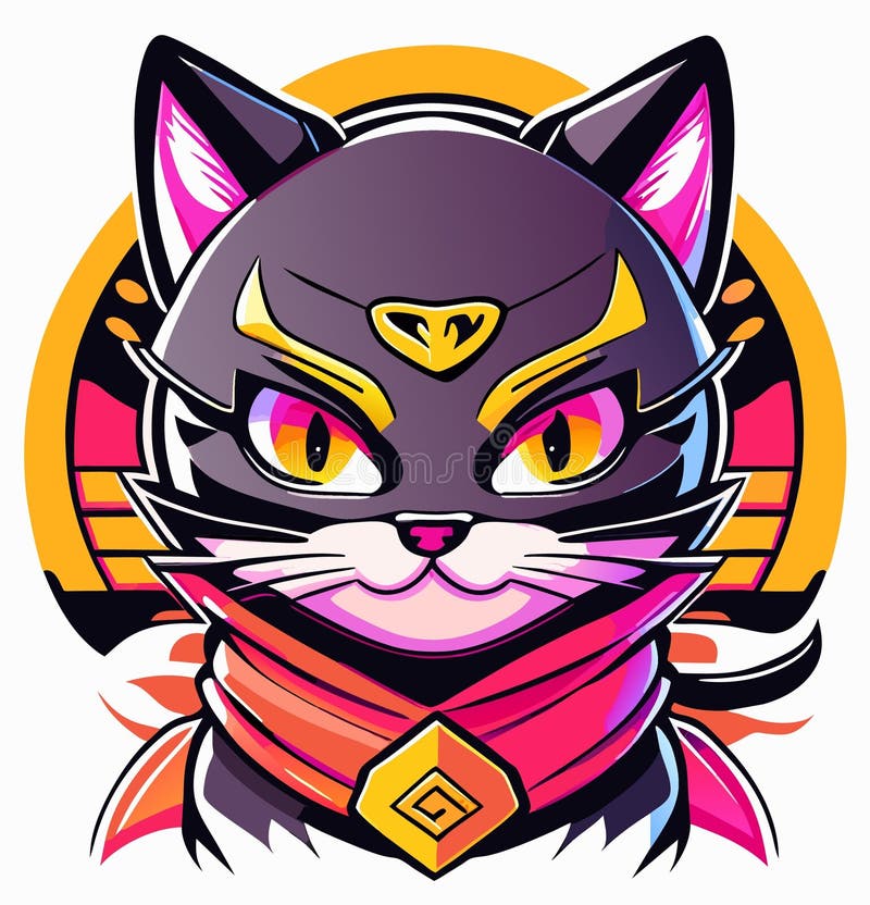 Ninja Cat Stock Illustrations – 694 Ninja Cat Stock Illustrations ...