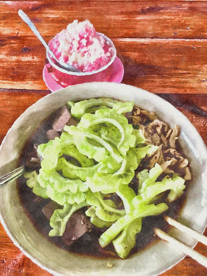 Color of noodle on table stock photo. Image of tasty - 251202410