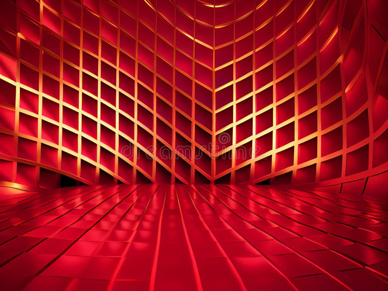 Color of Red Room Background Stock Illustration - Illustration of cover ...