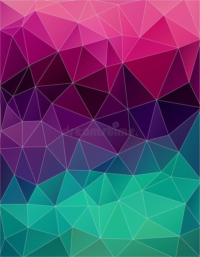 Art Color Triangle Background Stock Vector - Illustration of mosaic ...