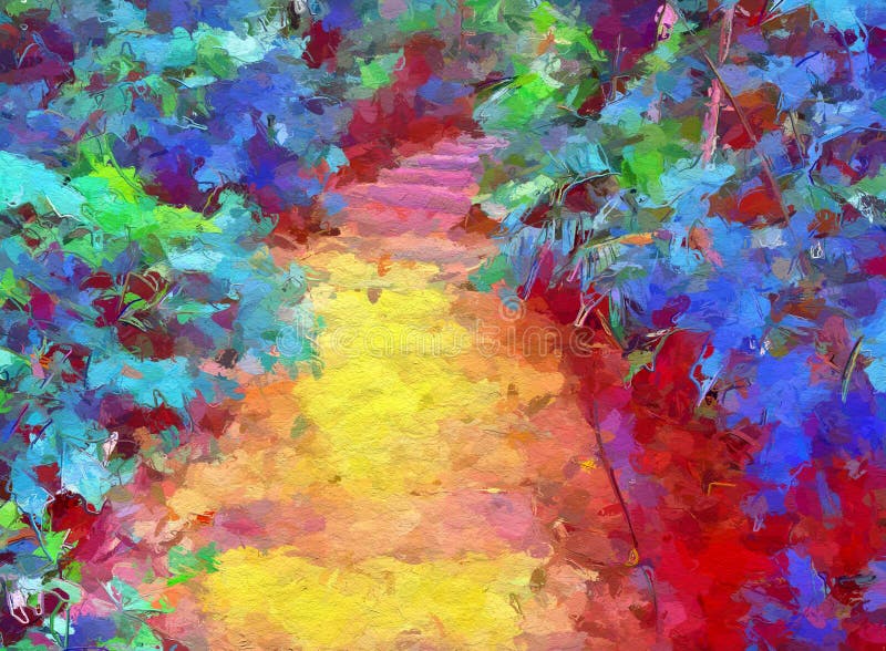 Color of way in forest stock photo. Image of modern - 239766372