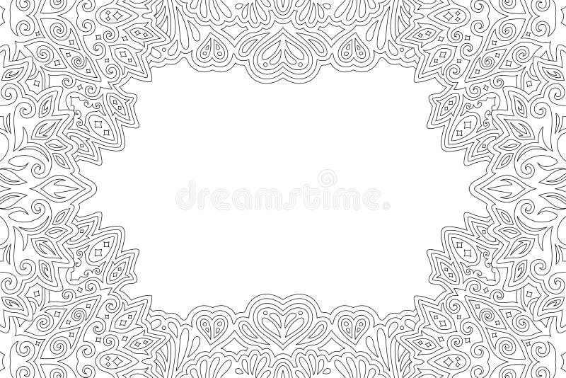 Heart Border Coloring Stock Illustrations – 884 Heart Border Coloring ...
